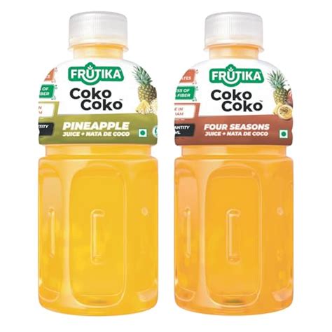Coko Coko Juice With Nata De Coco 12 X Pineapple And 12 X Four Season Flavours Imported From