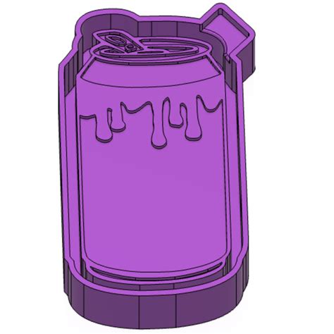 Stl File Drip Can Freshie Mold 3d Model Molding For Making Silicone