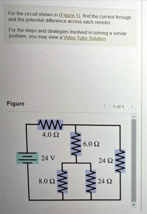 Solved Calculate The Current Through All The Resistors And The