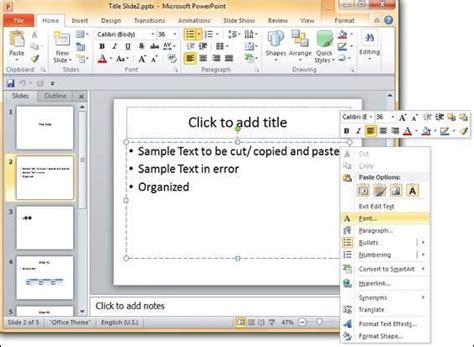 Font Management In Powerpoint