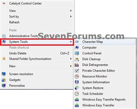 System Tools Cascading Desktop Context Menu Tutorials