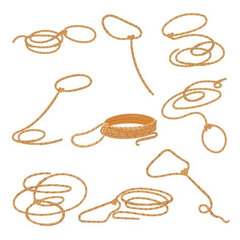 Lasso Utklipp Rope Lasso Tau S Svart Og Hvit Kalve Roping Sirkel