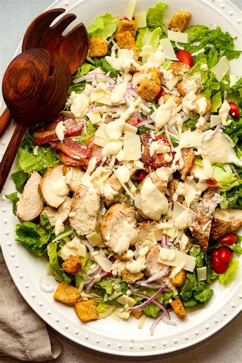 Grilled Chicken Bacon Caesar Salad Suebee Homemaker