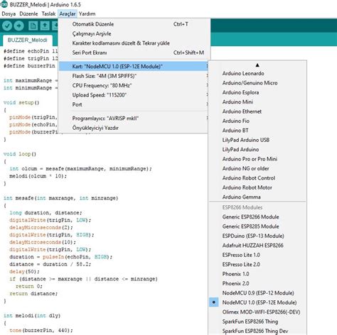 Nodemcu Ders 1 Arduino Nodemcu Esp8266 12e Kurulumu