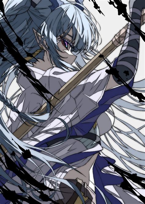 Ling Arknights Drawn By Shokikanes Danbooru