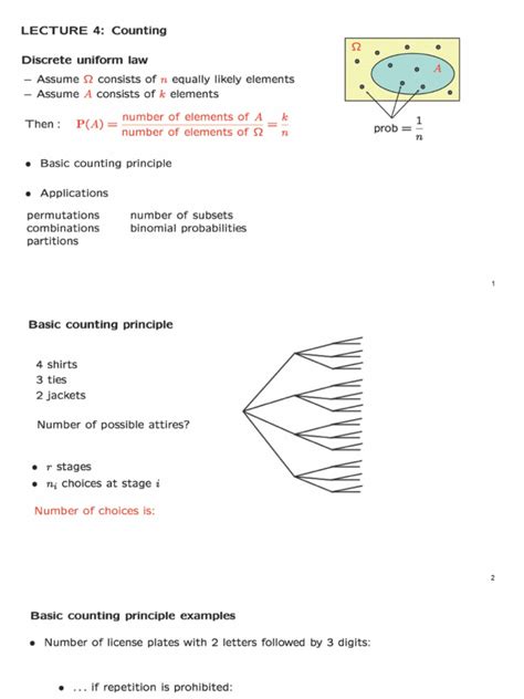 L04 Download Free Pdf Discrete Mathematics Combinatorics