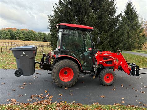 Trash Can Hauler For 2 Trailer Hitch Good Works Tractor