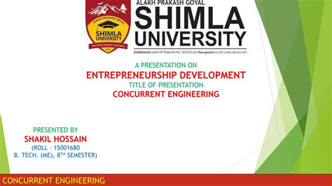 concurrent engineering pptx technology and computing