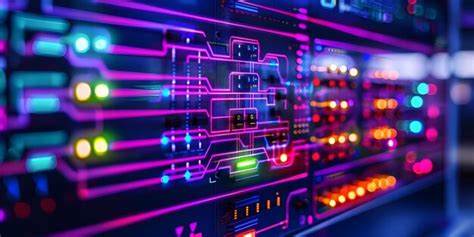 Simplified Control System Schematics With Actual Hardware Layout In A Minimalist Style Concept