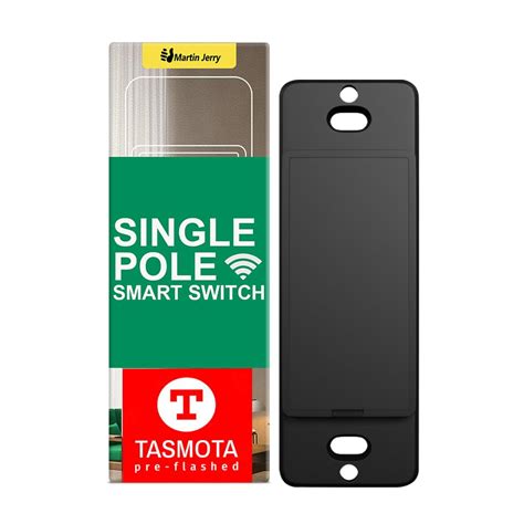 Tasmota Smart Switch Black Esp8266 2 4g Wifi Chip Smart Light Switch For Home Assistant