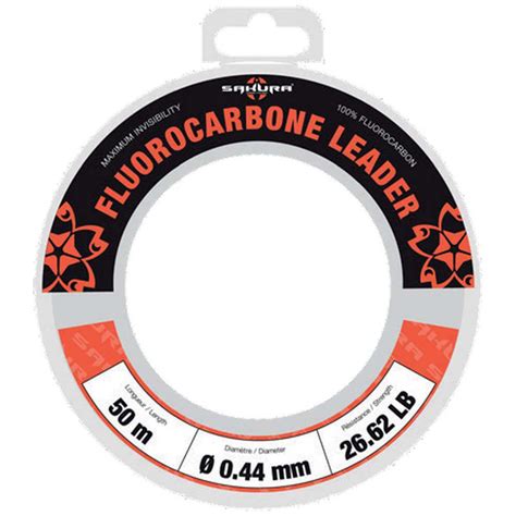 Sakura Fluorocarbon Leader 50 M Line White Waveinn