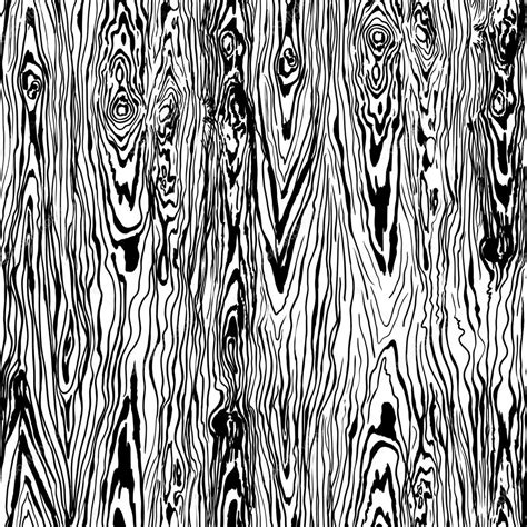 Wood Grain Black And White Drawing