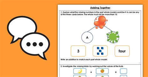 Addition And Subtraction Year 1 Adding Together Discussion Problems