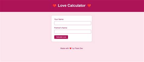 Safia Khatoon On Linkedin Build A Flask Love Calculator App With Docker And Kubernetes A…