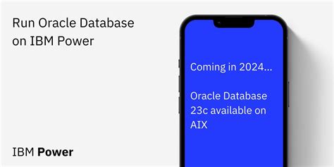 coming in 2024 oracle database 23c on ibm power aix