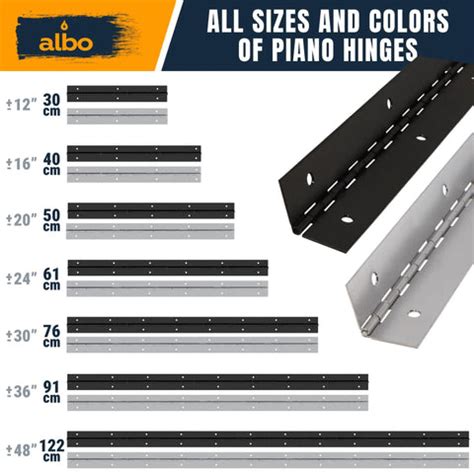 Stainless Steel Piano Hinges 36 Durable Pack