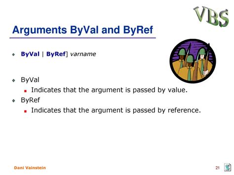 Vbscript Session 7 Dani Vainstein Ppt Download