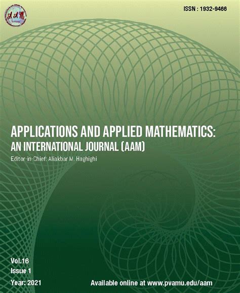 Applications And Applied Mathematics An International Journal杂志 杂志 好期刊