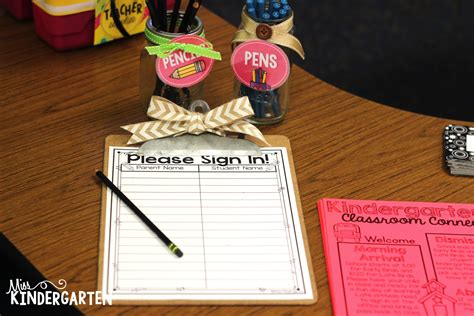 Colorize Your Classroom Meet And Greet Forms Miss Kindergarten