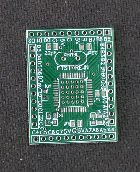 Pcb For Atmega16a Atmega32a Smd Tqfp44 Board Et7537 Emerging