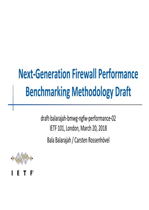 Next‐generation Firewall Performance Benchmarking Methodology Draft Docslib