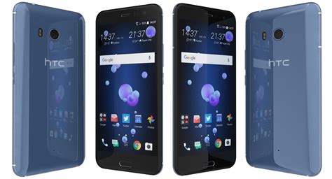 Htc U11 Amazing Silver 3d Model 39 3ds Blend C4d Max Fbx Lwo