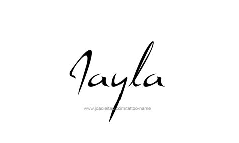 Jayla Name Tattoo Designs
