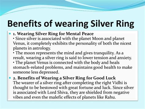 Ppt What Are The Astrological Benefits Of Wearing Silver Powerpoint Presentation Id 11968891