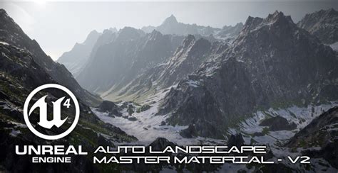 Ue4 Auto Landscape Master Material Pack V2 Shop Assets 3d