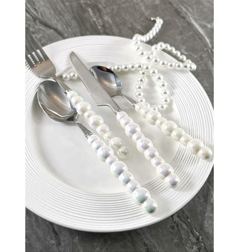 연예인 진주 나이프 포크 스푼 커트러리 스테인리스 레스토랑 식기세트 티몬