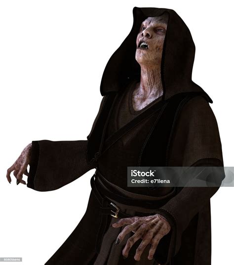 3d 그림 뱀파이어 몬스터 흰색 배경에 고립 0명에 대한 스톡 사진 및 기타 이미지 0명 3차원 형태 검은색 Istock