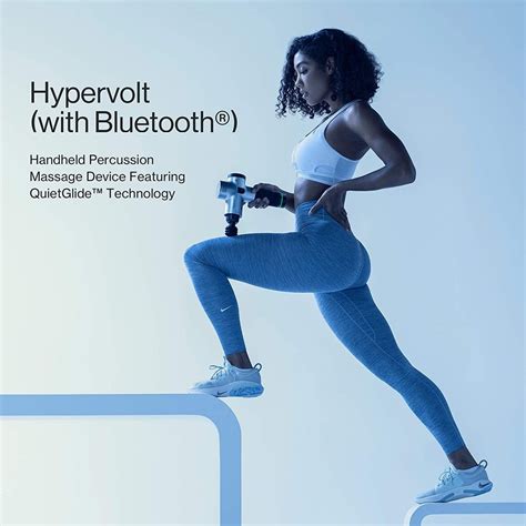 Hypervolt Bluetooth Featuring Quiet Glide Technology Handheld