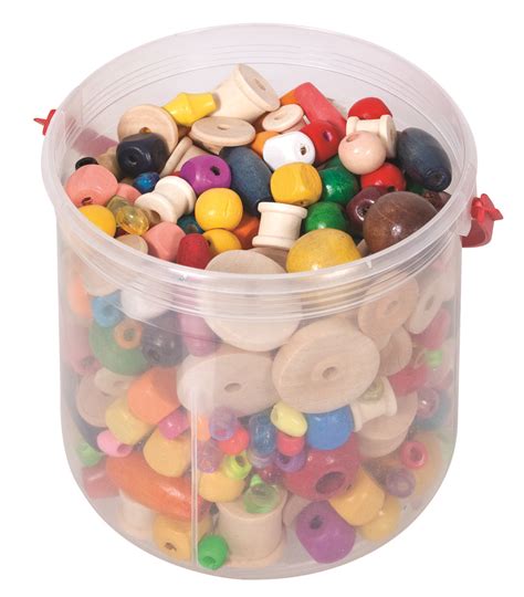 Wooden Threading Beads For Fine Motor Skill Development