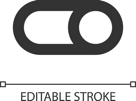 Ui Toggle Icon Toggle Button Pixel Perfect White Linear Ui Icon For