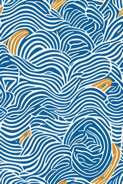Premium Vector Dancing Visuals Abstract Waves Pattern In Artistry
