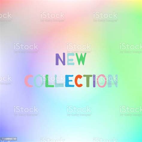 컬러 배경에 비문 새로운 컬렉션의 벡터 일러스트 레이 션 개념에 대한 스톡 벡터 아트 및 기타 이미지 개념 검색 계절