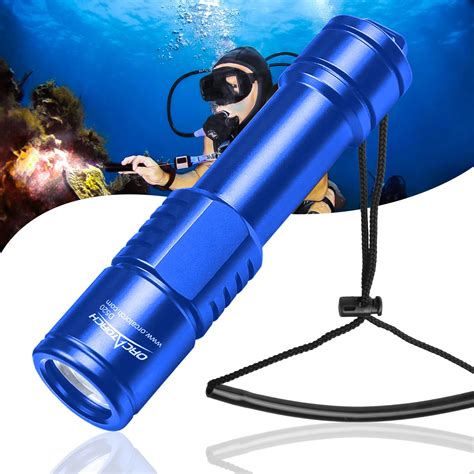 Orcatorch D520 Scuba Dive Light 1000 Lumens Compact Diving Flashlight