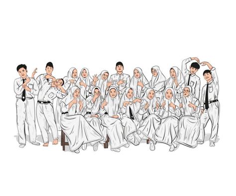 Classmates Stock Illustrations 6514 Classmates Stock Illustrations