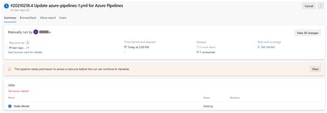Azure Devops Pipeline Service Connection Permission Stack Overflow