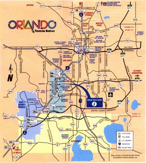 Map Of Orlando Florida Area Maps Of Florida