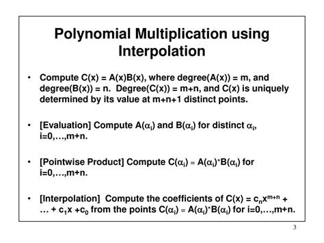 september 4 1997 applied symbolic computation cs 300 fast polynomial