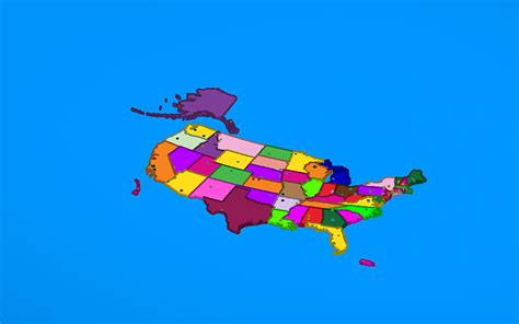 3d Design The 50 States Sharing Challenge Tinkercad
