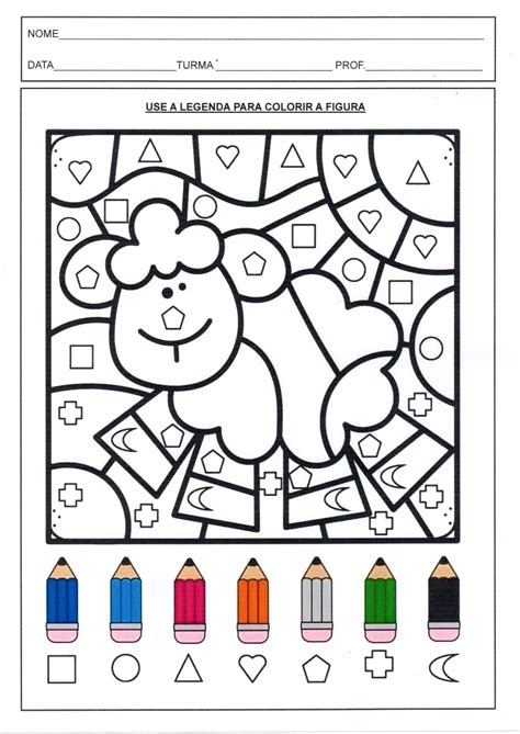 💖atividade De Pintura Com Legendas 1 · Alfabetização Blog