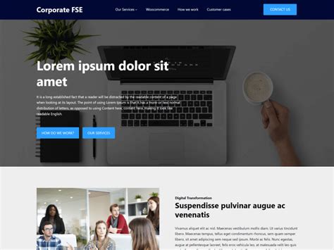 Corporate Fse Free Blogging Wordpress Theme Download