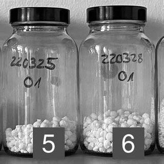 Comparison Of The Granules That Resulted Out Of The Granulation The Download Scientific