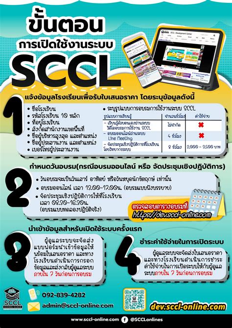 Sccl ระบบบริหารจัดการฐานข้อมูลของโรงเรียนแบบออนไลน์
