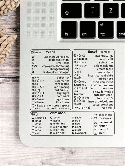 1sheet Shortcut Key Laptop Protective Sticker Shein Usa Computer Basics Learn Computer