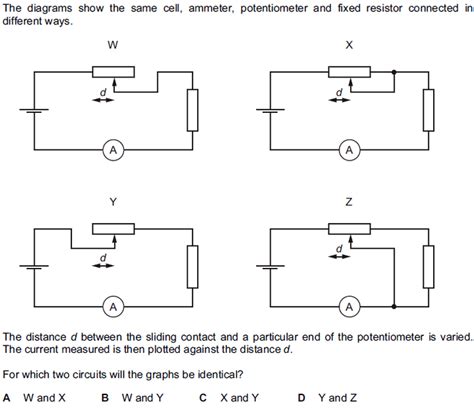 Potentiometer Circuit Diagram Ammeter Circuit Diagram