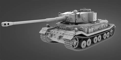 Panzer Vi Tiger P Ww2 Miniature Stl Files