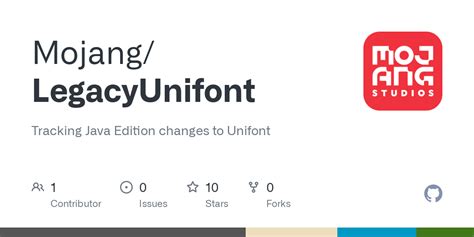 Github Mojang Legacyunifont Tracking Java Edition Changes To Unifont